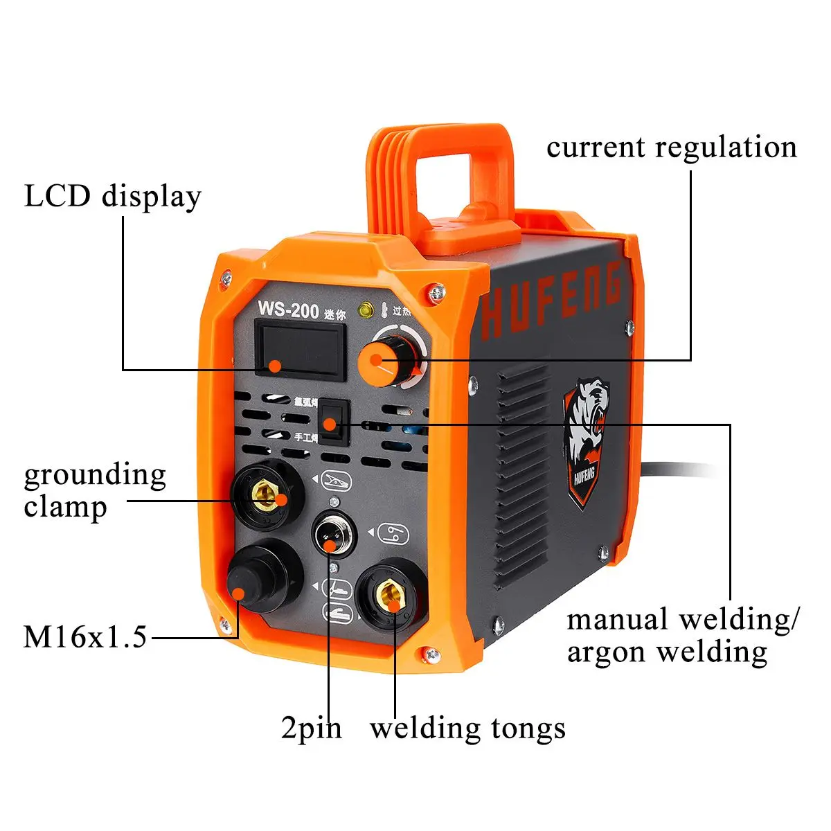 2IN1 200A Handheld Mini MMA IGBT Inverter 220V Portable Mini Electric ...