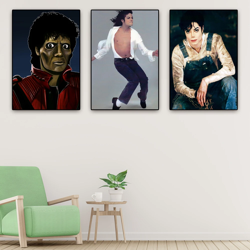Custom Canvas Poster michael jackson (20)Printing Posters Cloth Fabric ...