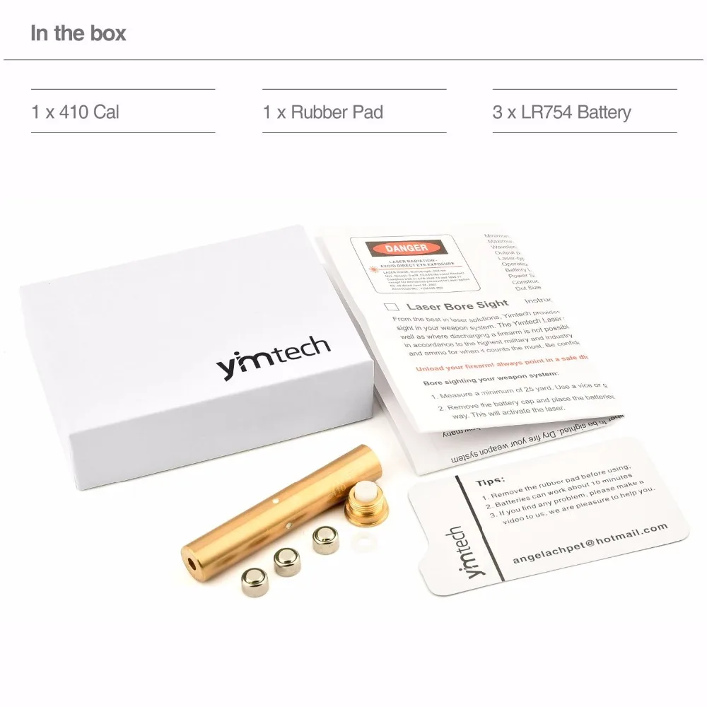 Red Laser Sight 410 Cartridge Bore Sighter Laser Boresighter Red Dot ...