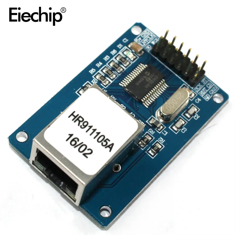 Buy 1pcs Enc28j60 Spi Interface Network Module Ethernet Module Mini Version