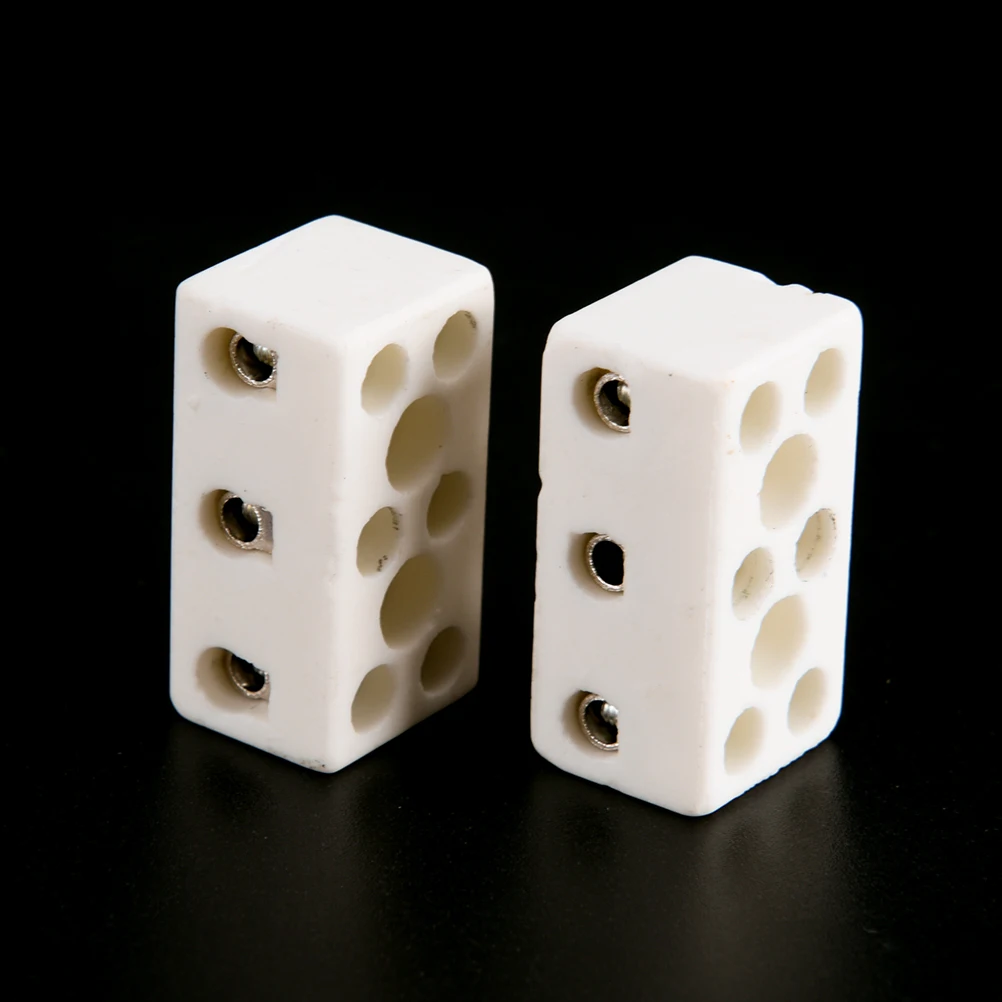 2 Pcs 425 Degrees 10A-3P Bit Ceramic Post Terminal Blocks Celsius10A ...