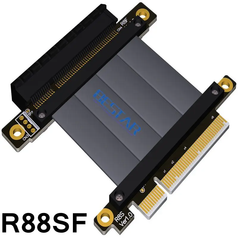 PCIe Extension cable x8 to x8 Riser Extender 8x PCI e Cable 5cm 10cm ...