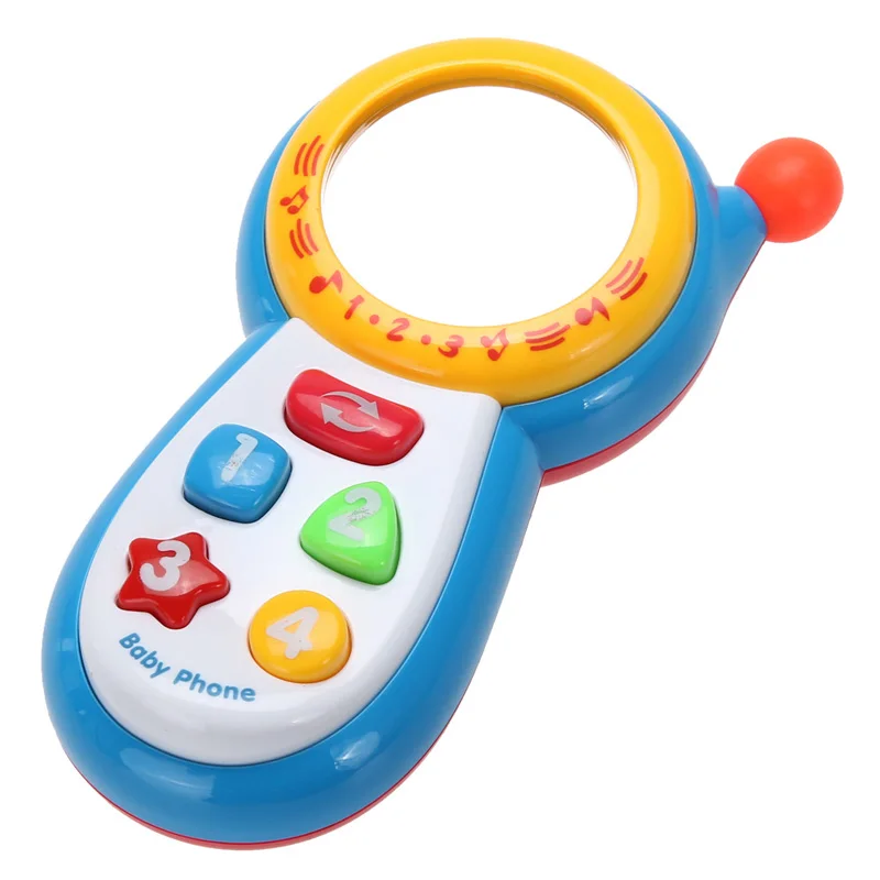 2020 Baby Musical Phone Toy Kids Learning Study Musical Sound Cell ...