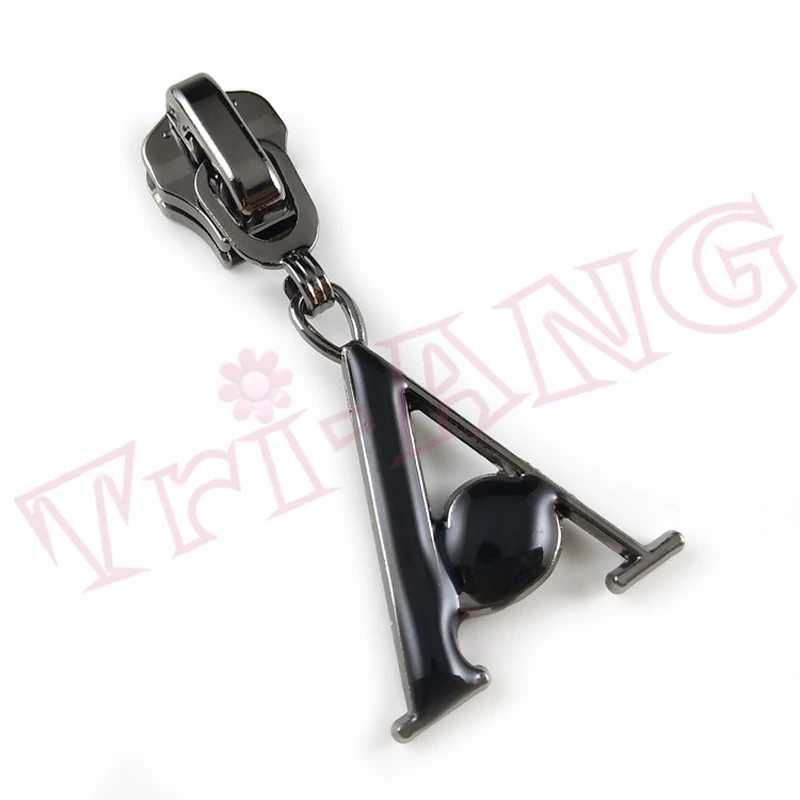 20pcs/lot, Exquisite Black 8# Zipper Sliders with Special Letter A ...