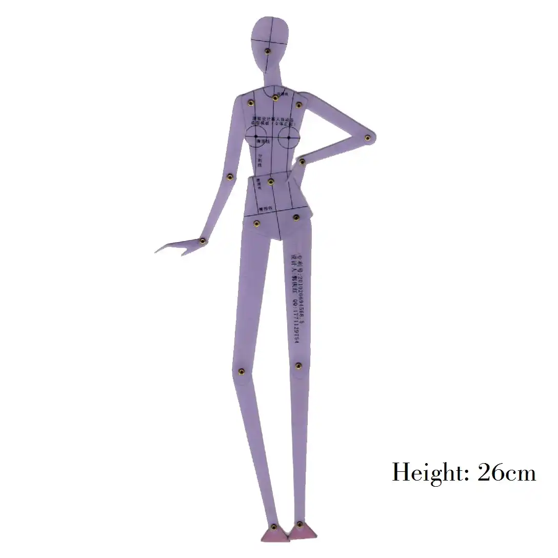 Fashion Drawing Ruler Garment Design of Human Body Dynamic Hand Drawing ...