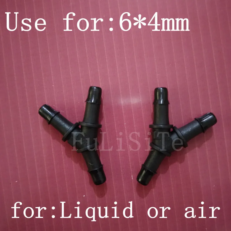 100 개몫 Uv 잉크 솔벤트 잉크 물 파이프 Y4 64mm 잉크 튜브 커넥터 46mm 파이프 커넥터 부식 방지 조인트