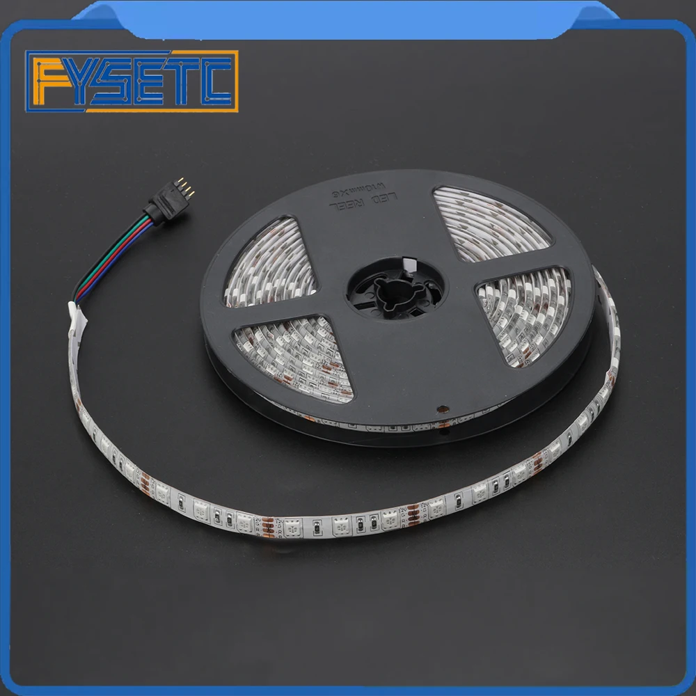 3D Printer Parts Waterproof LED Light RGB 5050 LED Strip With Connector ...