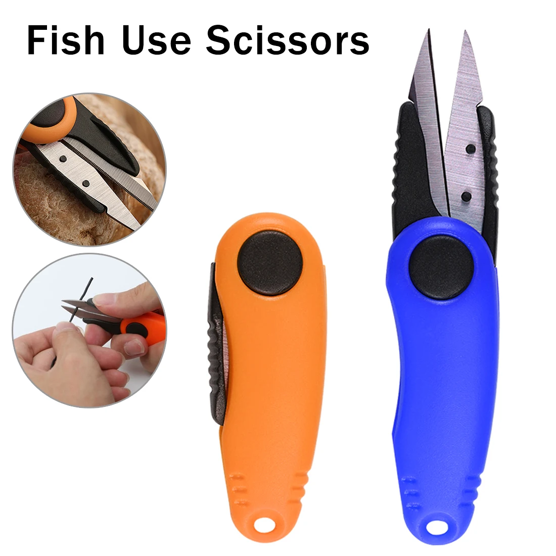 Shrimp Shaped Multi purpose Fishing Tackle Fold Scissor Stainless Steel ...