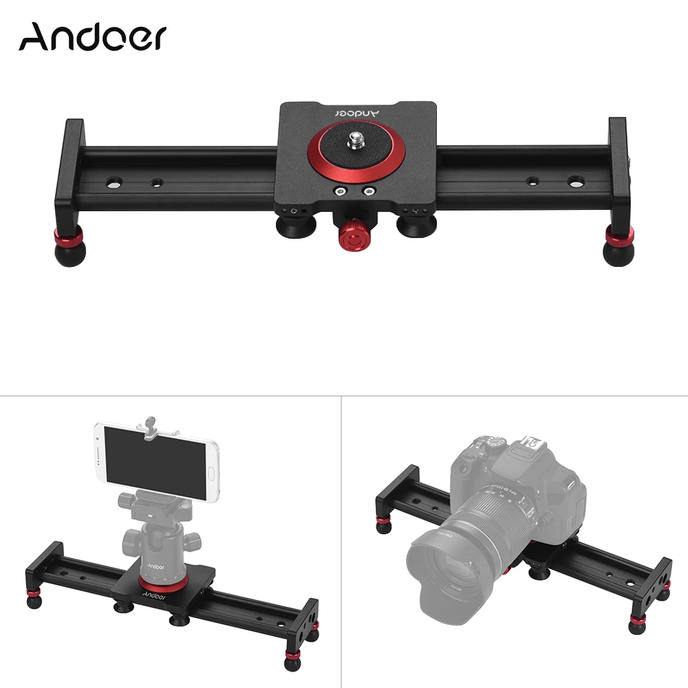 30cm-40cm-50cm-Camera-Track-Slider-Aluminum-Alloy-Damping-Slider-Track ...