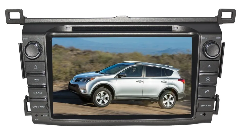 Central multimídia automotiva para toyota rav4 2008 2014, 8 '', android ...
