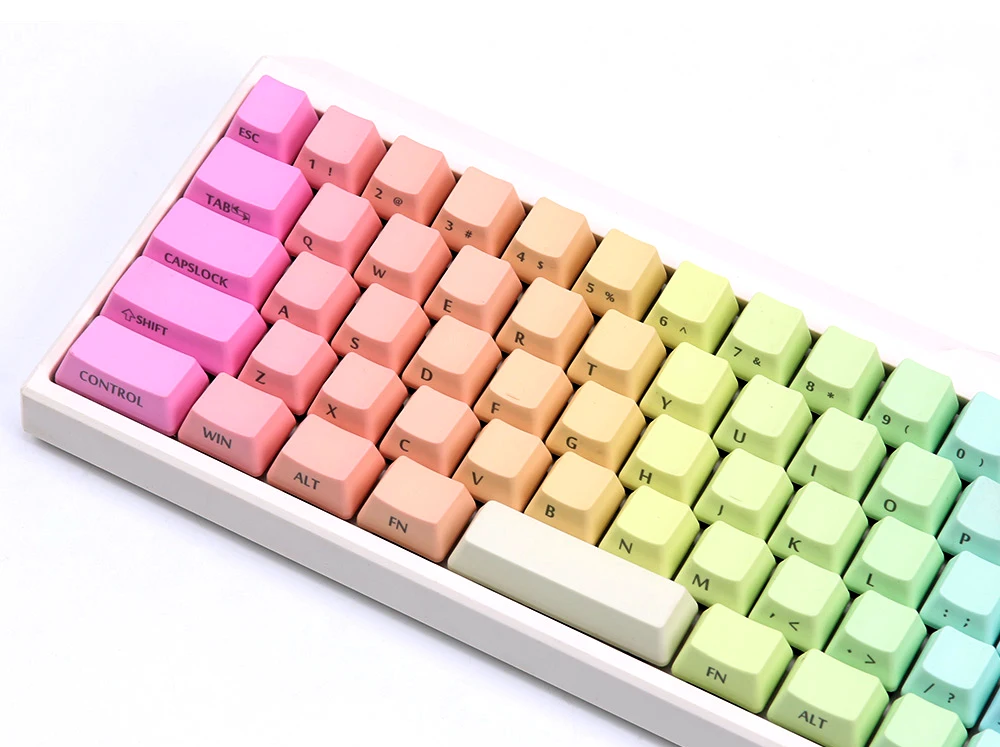 Aurora Keycap Sets Cherry Profile Rainbow Keycap For Mechanical ...