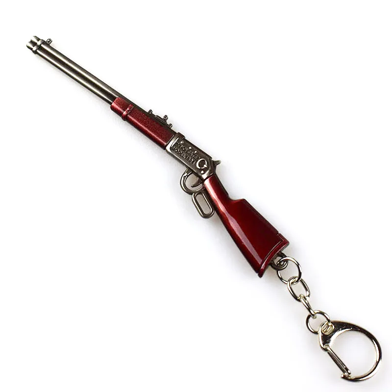 12cm Pubg Weapon Rifle Winchester Model Key Chains Toys Gun Keychains ...