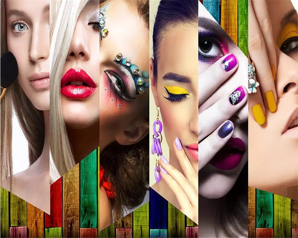 Makeup Collage Wallpaper Desktop
