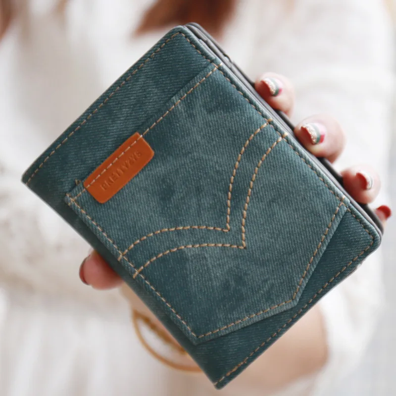 Fashion Jeans Pocket Women Wallets Luxury Brand Womens Small Wallet ...