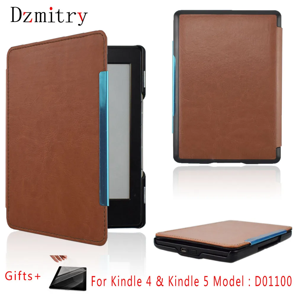 Slim PU Leather Case For Kinlde 4 Kindle 5 Case High Quality Ebook ...