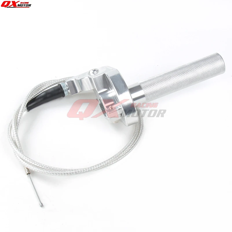 Cnc Throttle Grip Quick Twister + Throttle Cable For 110 125 140 150 ...