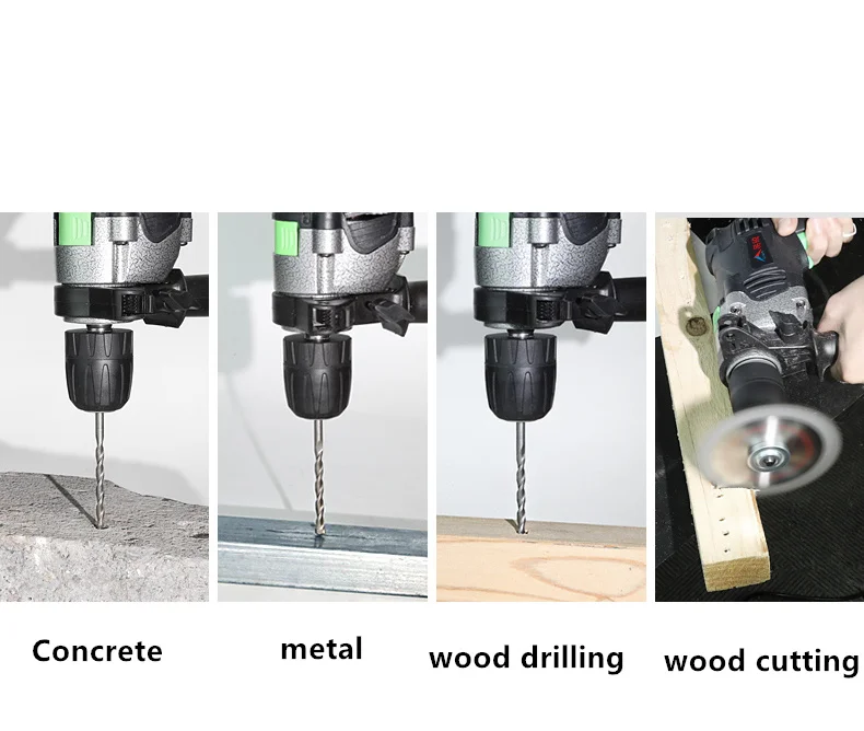 Electric drill household impact drill multi-function high-power ...