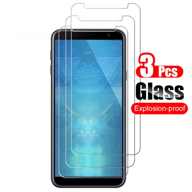 3 Piezas Para Samsung Galaxy J4 J4 2018 Protector De Pantalla De Vidrio