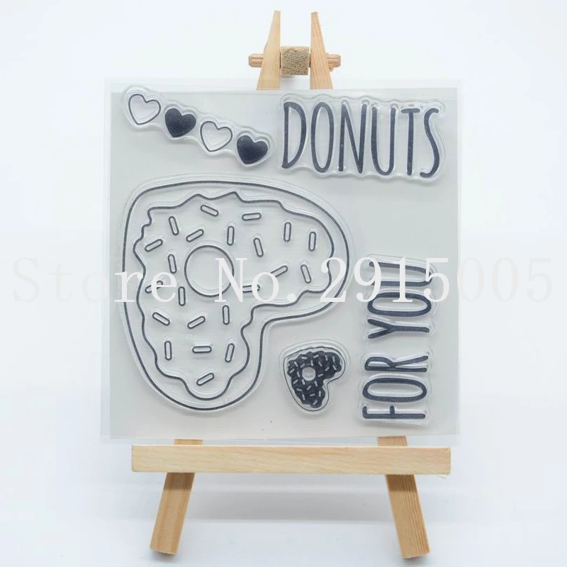 Heart Scrapbook DIY photo cards account rubber stamp clear stamp ...