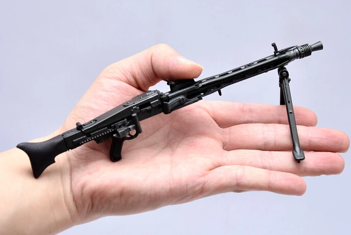 1:6 Scale Metal Toy Gun Weapons DRAGON WWII German MG42 Machine Gun ...