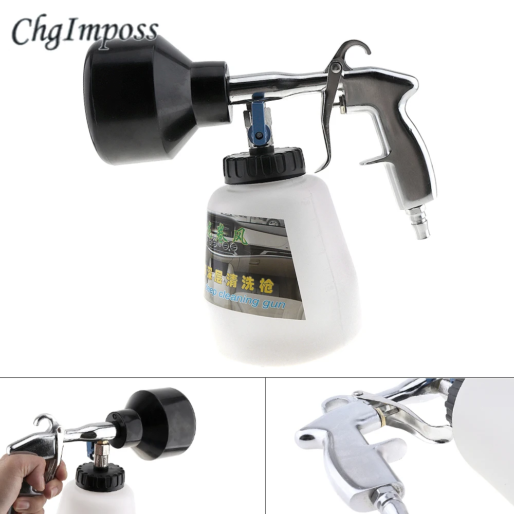 1 Litre Handheld Mini Pneumatic Cleaning Spray Gun with Foam Bottle and ...