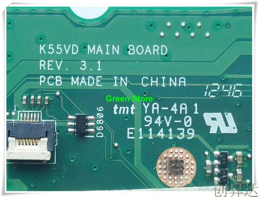 K55VD REV 3.0 60-N89MB1300 MAIN BOARD Motherboard for ASUS K55A Laptops ...