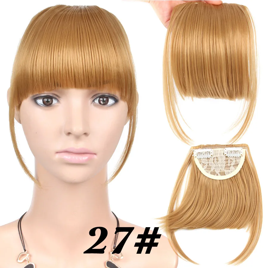 Straight synthetic blunt bangs (Brand - Leeons) - Hair.lk