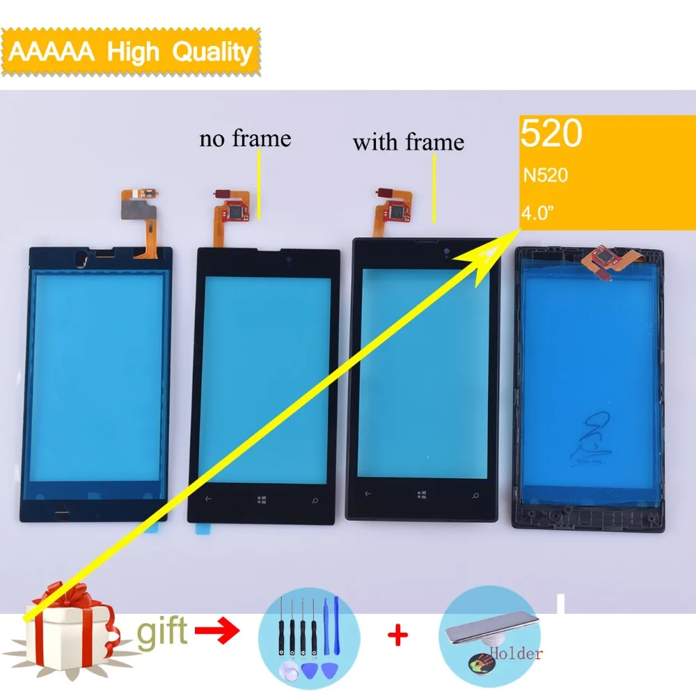N520 touch screen For Nokia Lumia 520 N520 TouchScreen Sensor Digitizer ...