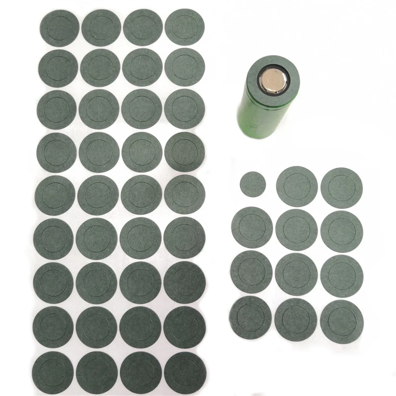 1000pcs 1S 26650 Li ion Battery Insulation Gasket Barley Paper Battery ...