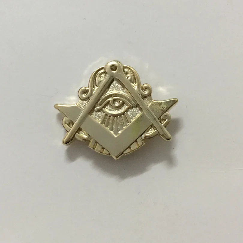 21mm Wisdom All Eye Seeing Freemasonry Masonic Lapel Pin Masonry Pin ...