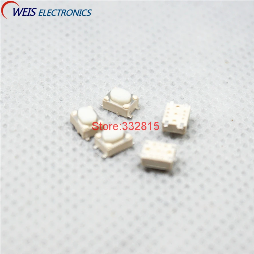 10PCS 3x4x2.5mm 4 PIN micro switch push button switches mini tact ...