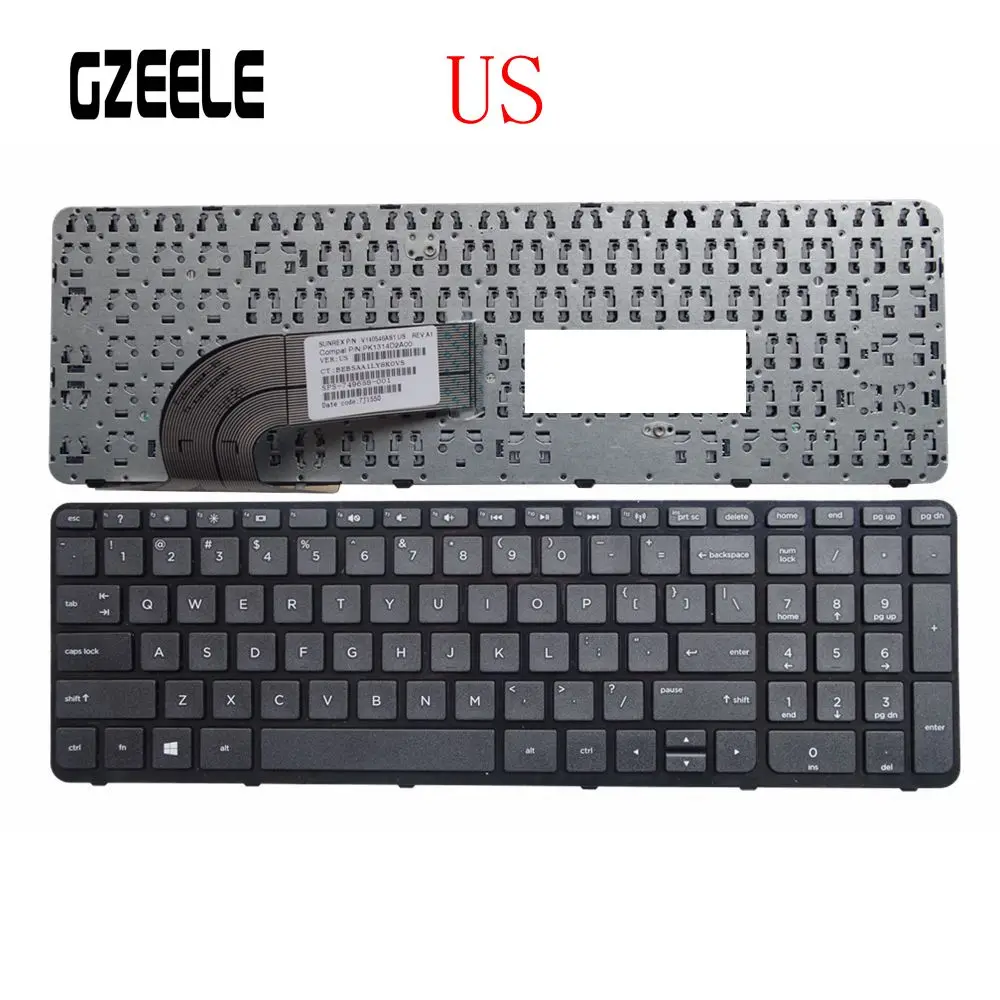 US New laptop Keyboard FOR HP 15 g000 15 r000 15 g 15 r 250 G3 255 G3 ...