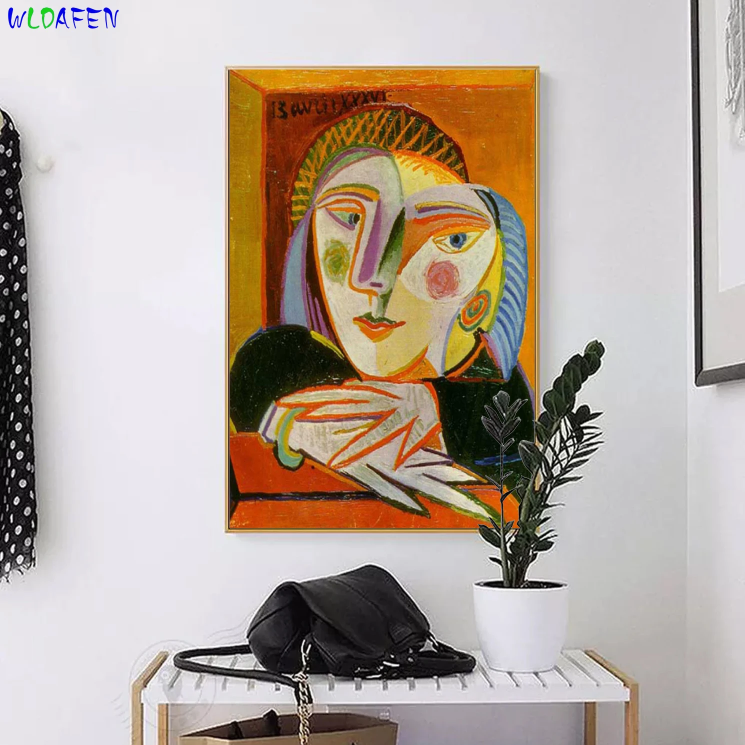 Canvas Prints World Famous Picasso Woman In Front of Window Painting ...