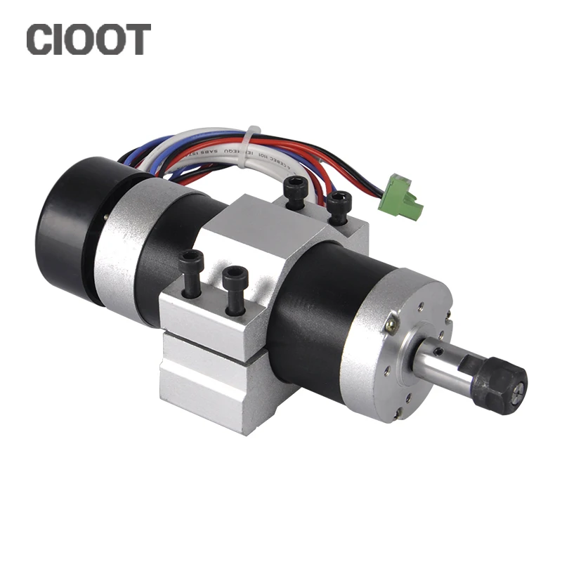 Brushless 600W CNC Router Spindle Motor ER11 DC Motor + 55MM CNC Clamp ...