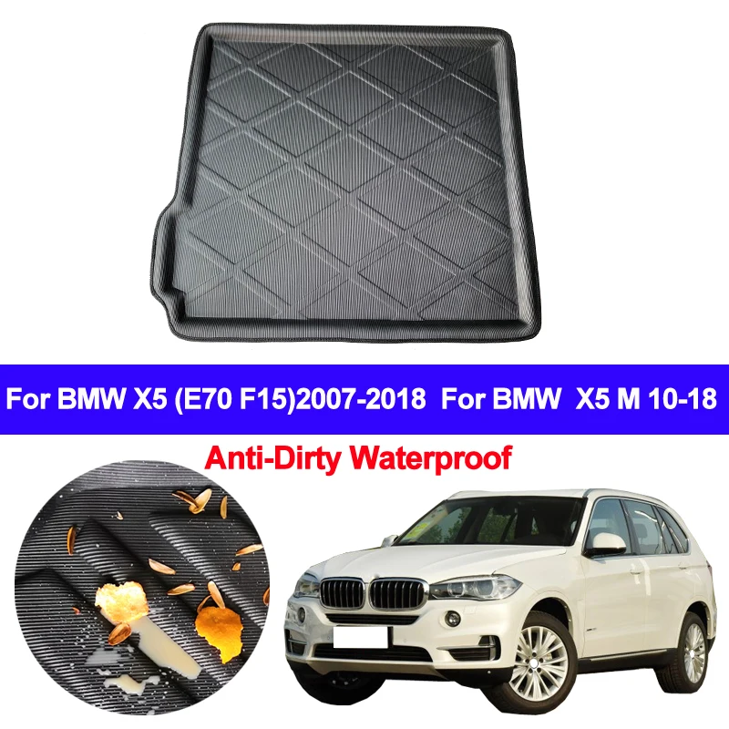 Car Rear Trunk Mat Cargo Tray Boot Liner Carpet Protector Floor For BMW ...