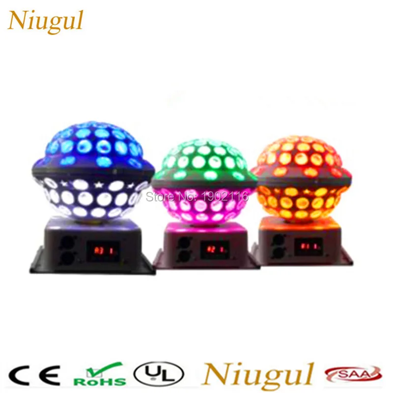 Niugul RGB LED Crystal Magic Ball DMX512 Stage Effect Lighting Lamp ...