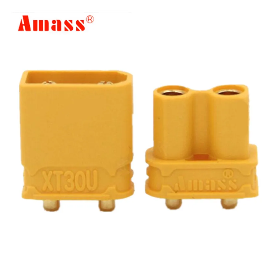 Conectores de bala Amass XT30UPB XT30 UPB 2mm, macho, hembra, para PCB 20% de descuento, 5 pares ...