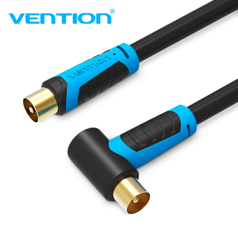 Vention Coaxial TV Satellite Antenna Cable 90 Degrees Male to F type ...
