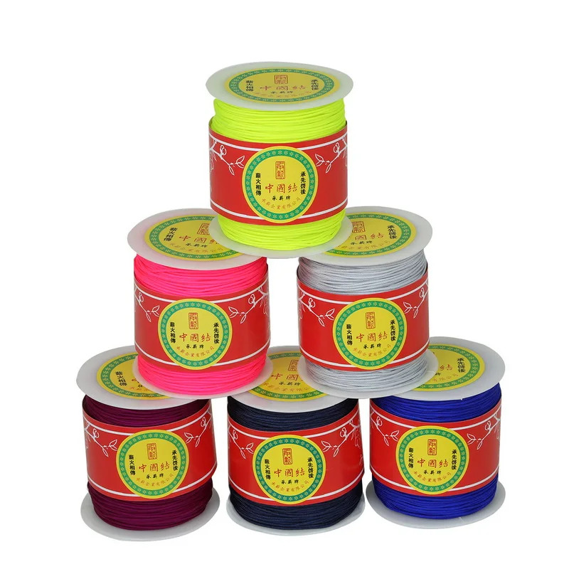 Latest 150yard/roll 1.5mm Jade Cord Chinese Knot Cord Jewelry Thread ...