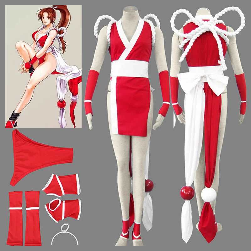 The King Of Fighters Kof Mai Shiranui Sexy Cosplay Costume Full Body ...
