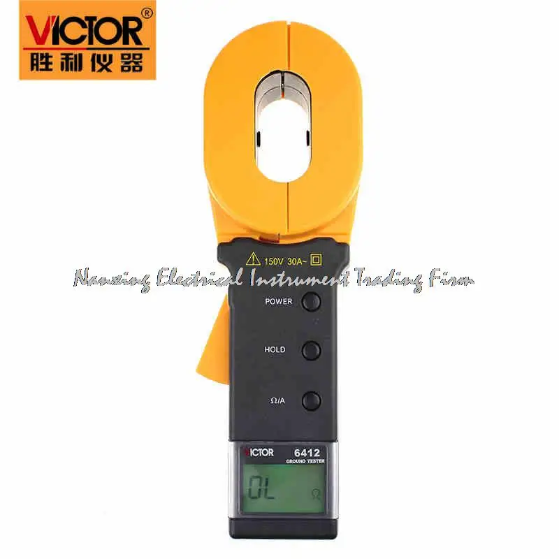 Fast arrival VICTOR VC6412 Clamp Ground Resistance Tester Lightning Rod ...