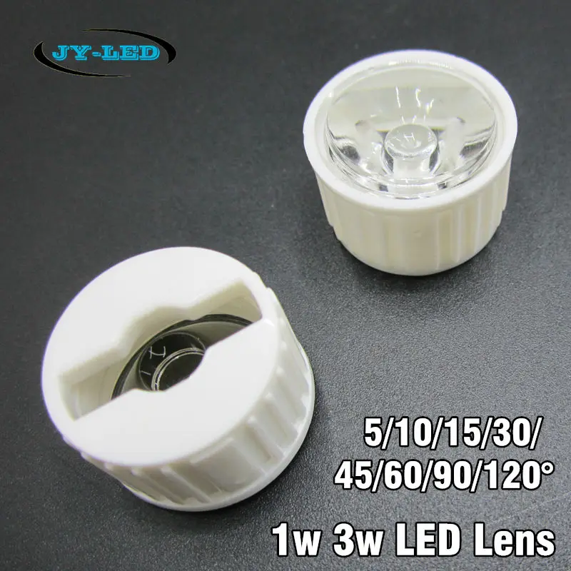 Lente-ptica-LED-de-100x1W-3W-20mm-x-11mm-con-soporte-de-lente-Blanco ...