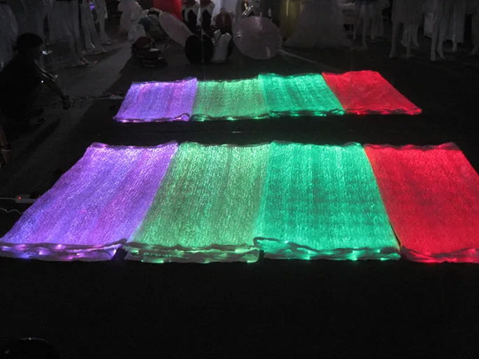 Fiber optic fabric without battery and lights YQ 100|fabric bibs|fabric ...