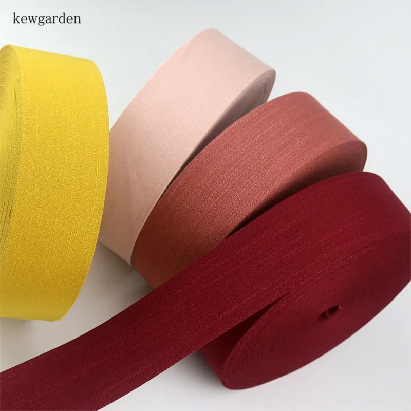 Kewgarden 50mm 2" Cotton Layering Cloth Ribbons DIY Bowknot Satin ...
