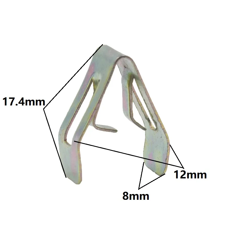 100 PCS Universal Car Front Console Dash Dashboard Auto Trim Metal ...