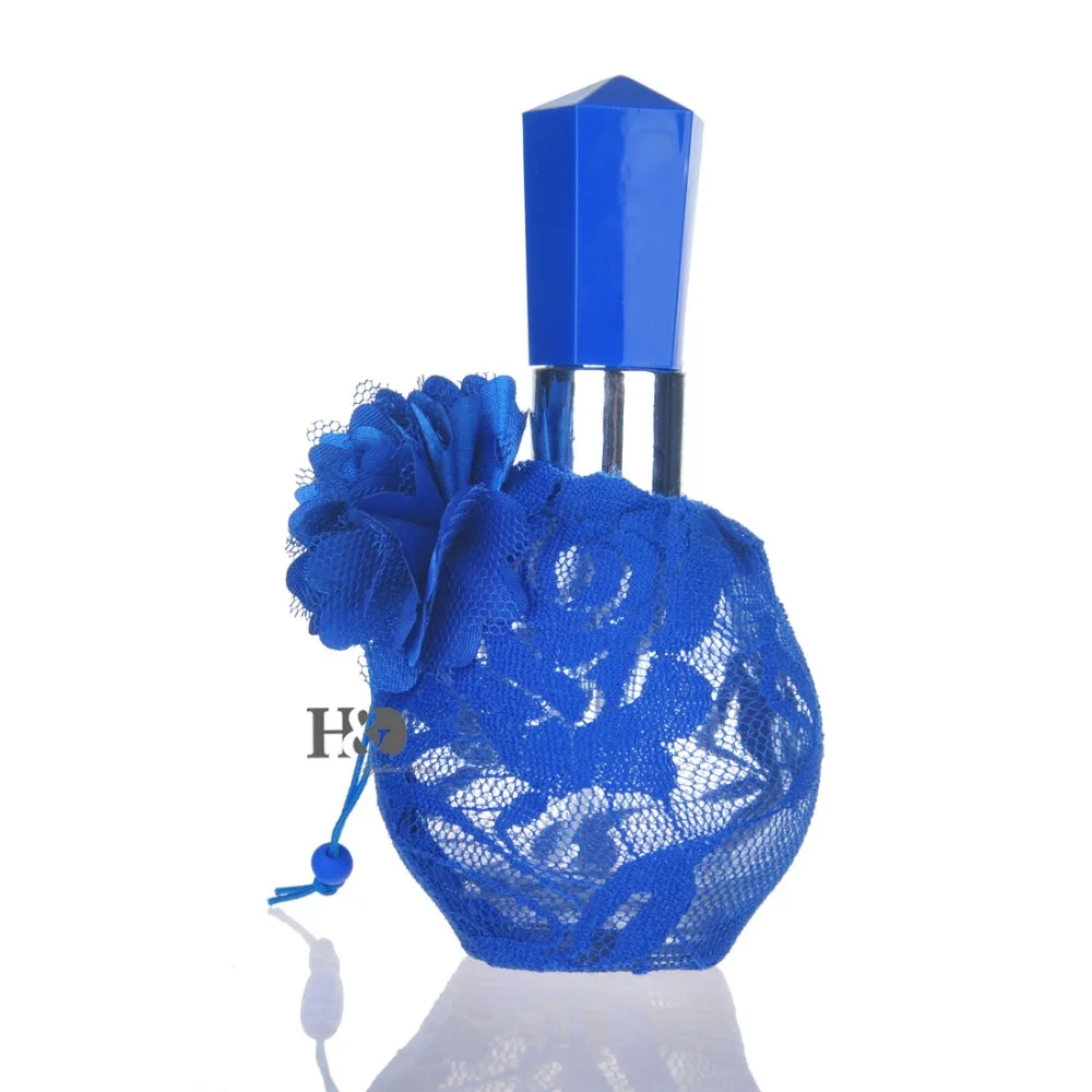 Blue Covered 60ml Perfume Bottle Refillable Perfume Crystal Bottle ...