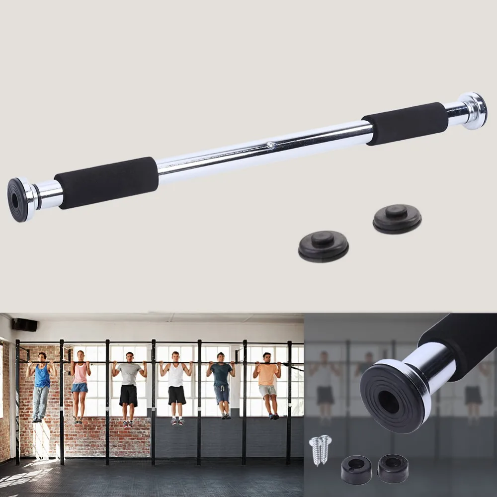 Steel 100kg Adjustable Door Horizontal Bars Exercise Workout Chin Up ...