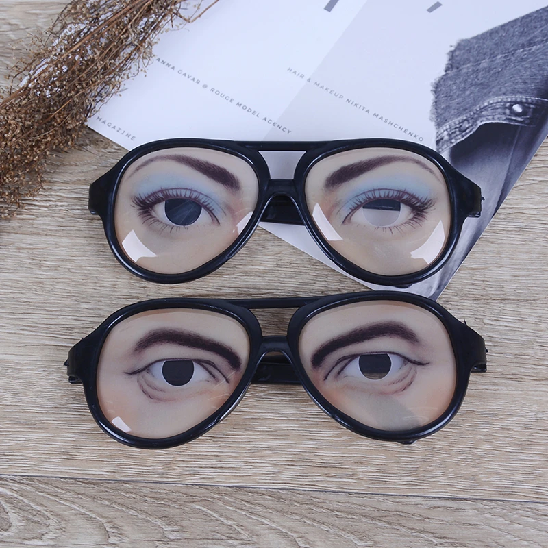 Funny Glasses Eyes Joke Eyeglasses Mask Costume Adult Novelty Glasses 1pc New Aliexpress