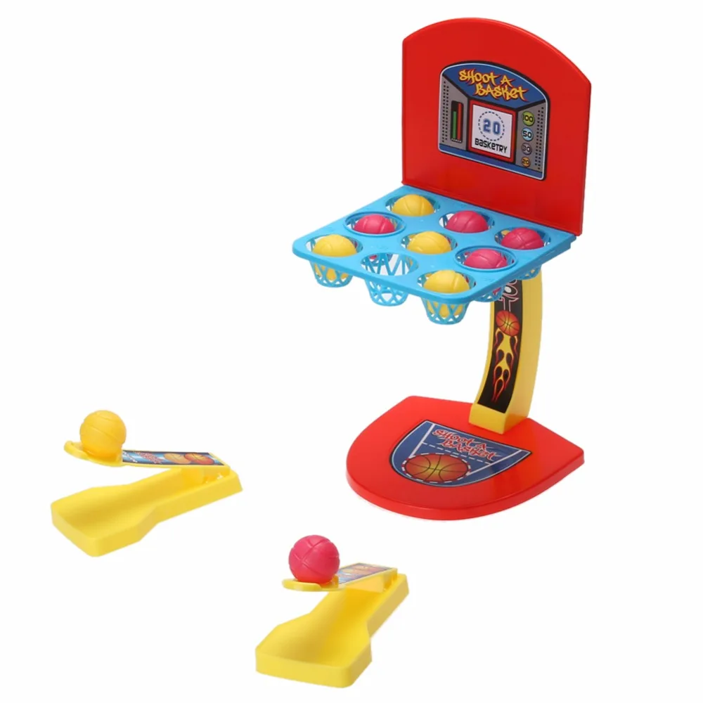 Kids Desktop Game Mini Table Basketball Shooting Game Basket Board ...