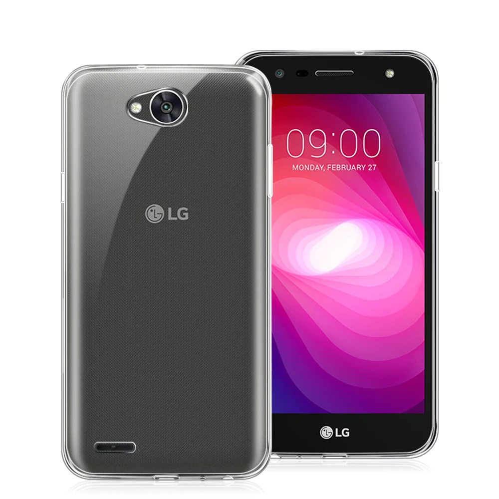 SUNDATOM Super Soft Crystal Silicone TPU Phone Case For LG X power 2 ...